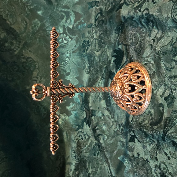 Brighton | Storage & Organization | Brighton Silver Heart Cross Jewelry ...
